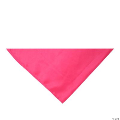 Pack of 8 Triangle Bandanas - Solid Colors and Polyester - 30 in x 20 ...