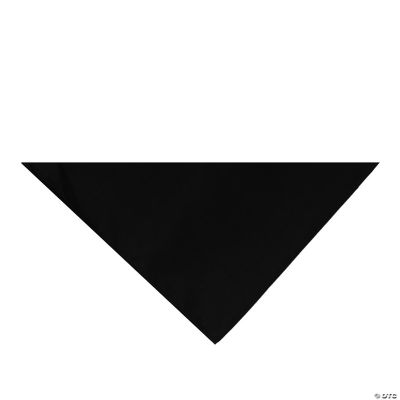 Pack of 9 Triangle Cotton Bandanas - Solid Colors and cotton - 30 in x ...