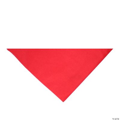 Pack of 8 Triangle Bandanas - Solid Colors and Polyester - 30 in x 20 ...