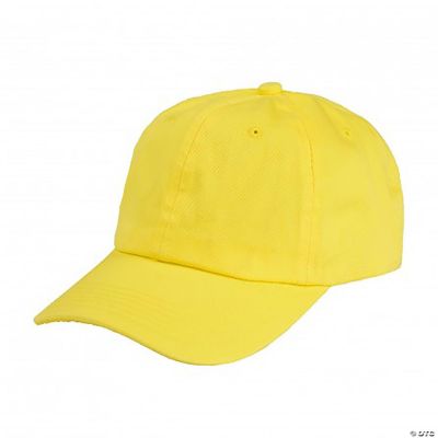 Mechaly Cotton Dad Hat Adjustable Cap (Yellow)
