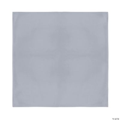Balec Wholesale Lot of 60 Solid Bandanas in Bulk Handkerchiefs (Grey ...