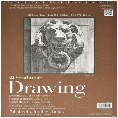 Strathmore - Drawing Paper Pad - 400 Series - Smooth Surface - 11" x 14"