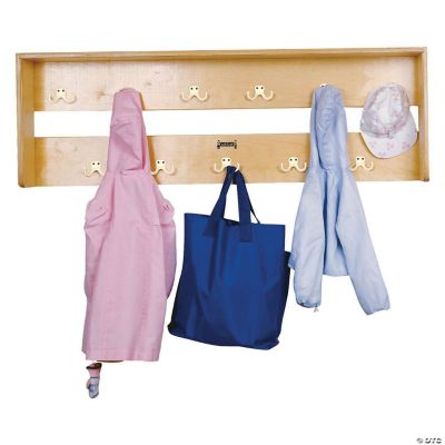 Jonti-Craft Double Wall Mount Coat Rail | Oriental Trading