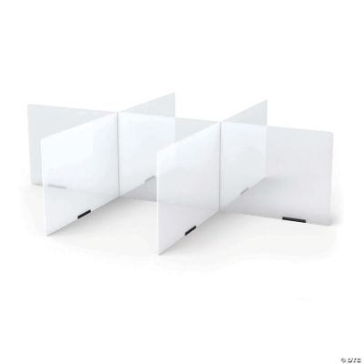 Jonti-Craft See-Thru Table Divider Shields - 6 Station - 58.5" X 47.5 ...