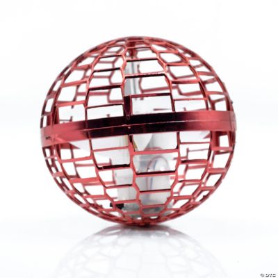 Light-Up Flying Drone Spinner Ball Rechargeable Fidget Toy Red