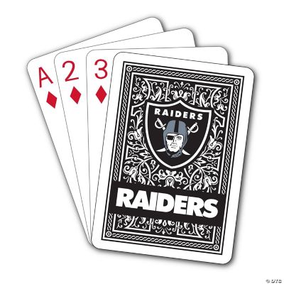 Las Vegas Raiders NFL Team Playing Cards