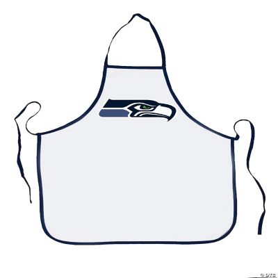 NFL Footbal Seattle Seahawks Sports Fan BBQ Grilling Apron Navy Trim ...