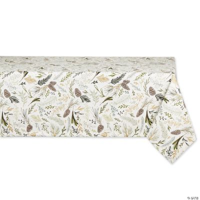Sparkle Sprigs Printed Tablecloth, 52X52"