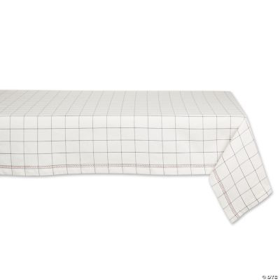 Kitchen Windowpane Tablecloth 60X104" | Oriental Trading