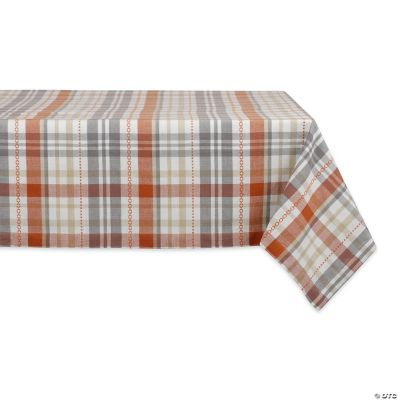 Autumn Afternoon Plaid Tablecloth 60X120 | Oriental Trading