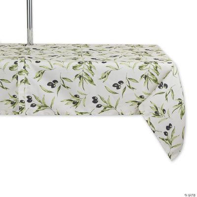 Olives Print Outdoor Tablecloth With Zipper, 60X120 | Oriental Trading
