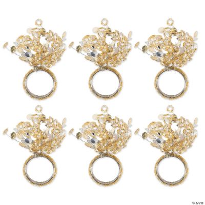 Sparkle Napkin Ring (Set Of 6)