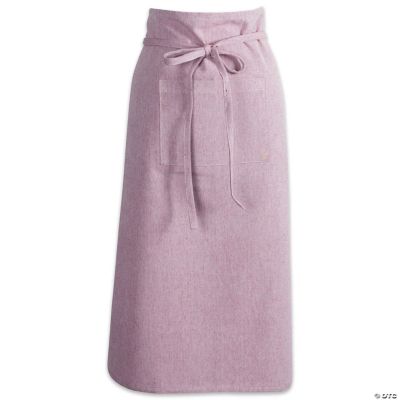 Barn Red Solid Chambray Bistro Apron