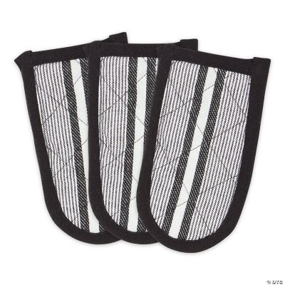 Black Chef Stripe Pan Handle (Set Of 3)
