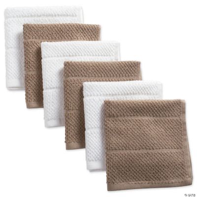 Assorted Stone Basic Chef Terry Dishcloth (Set Of 6) | Oriental Trading