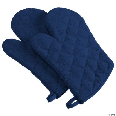 Nautical Blue Terry Oven Mitt (Set Of 2) | Oriental Trading