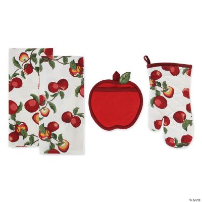 Apple Orchard Kitchen Textiles, Apple Orchard, 4 Piece Set | Oriental ...