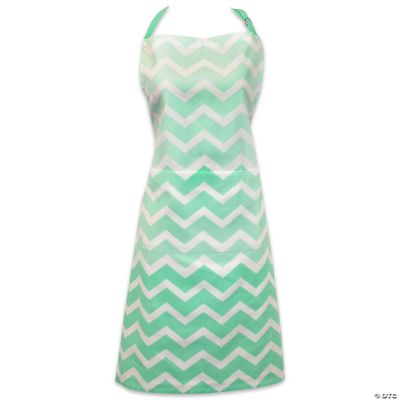 Aqua Chevron Chef Apron