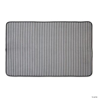 Xxl Gray Stripe Cage Mat | Oriental Trading