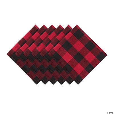 Red Buffalo Check Napkin (Set Of 6)