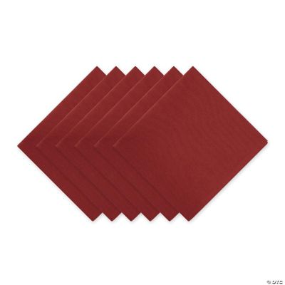 Barn Red Solid Napkin (Set Of 6)