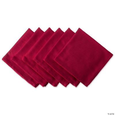 Variegated Tango Red Napkin (Set Of 6)