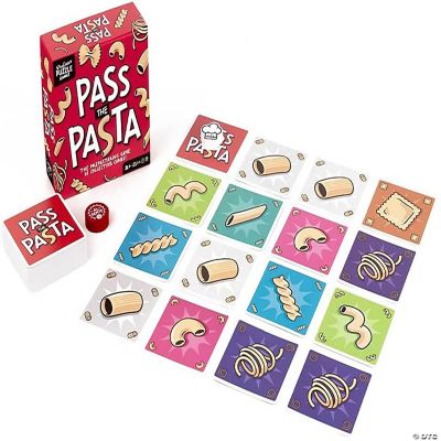 Pass The Pasta Family Board Game of Strategy and Shape Collection