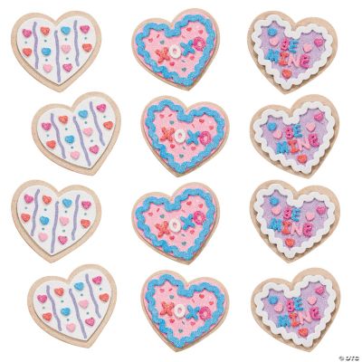 3 1/2" Bulk Valentine's Day Cookie Magnet Craft Kit - Makes 48 ...