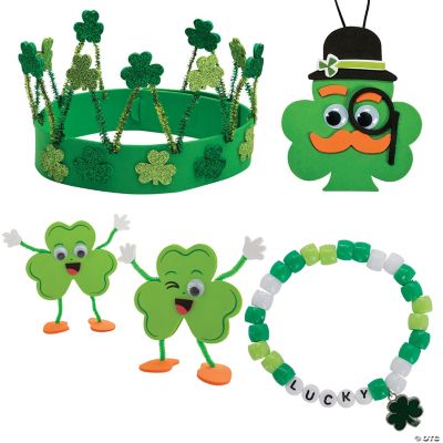 Bulk St. Patrick’s Day Shamrock Craft Kit Assortment - A Fun and ...