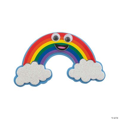 Happy Rainbow Magnet Craft Kit - Makes 12