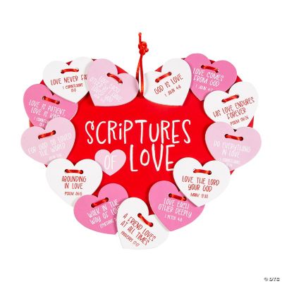 7 3/4" x 6 3/4" Scriptures of Love Lacing Craft Kit - Makes 12 ...