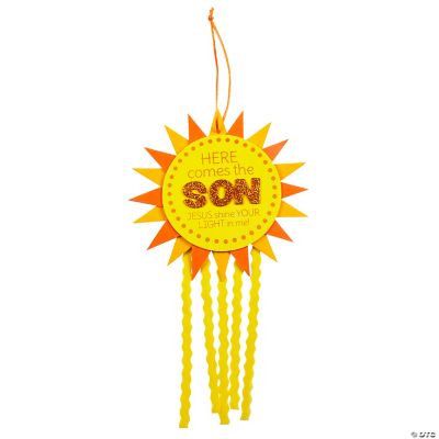 Religious Here Comes the Son Sign Craft Kit - Makes 12 - Discontinued