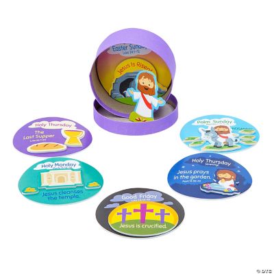 3 1/2" x 1 3/4" Religious Holy Week Story Box Craft Kits - Makes 6 ...