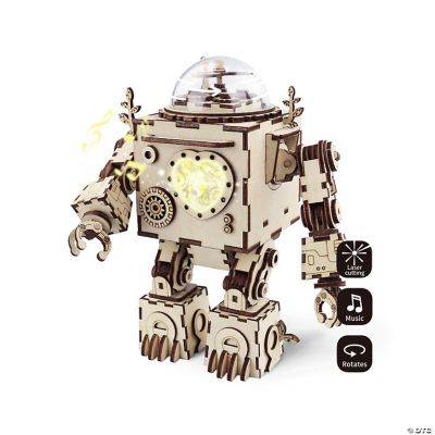 Robotime DIY Wooden Rotatable Assembly Toy - Steampunk Model - Robot ...