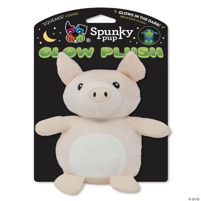 Spunky Pup Glow Plush Pig Small - Pink