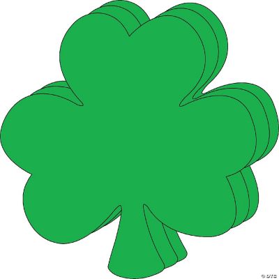 Creative Shapes Etc. - Die-cut Magnetic - Large Single Color Shamrock