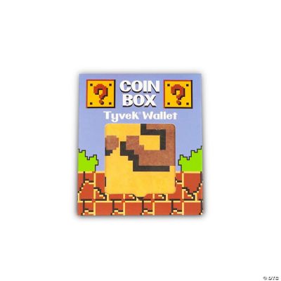 Super Mario Bros. Inspired Coin Box Tyvek Wallet Holds 6 Cards ...