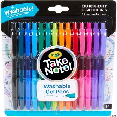 Crayola Take Note! Washable Gel Pens 14/Pkg