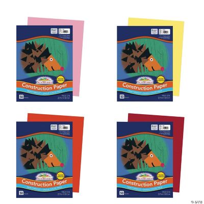 Bulk 200 Pc. Sunworks® Warm Color Construction Paper Kit | Oriental Trading