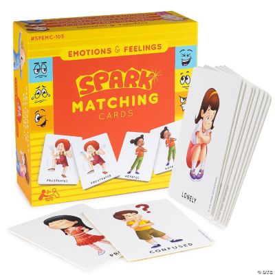 Spark Feelings and Emotions Memory Matching Game, Emotions Cards ...