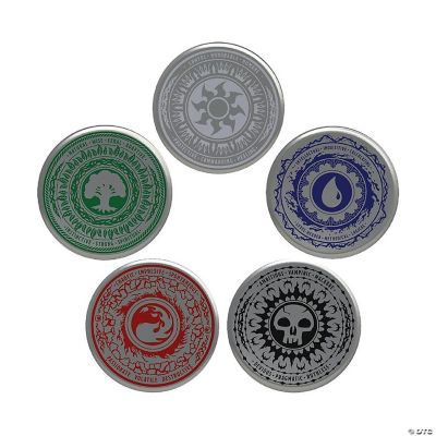 Magic The Gathering 5-Piece Mana Symbols Drink Coaster Set