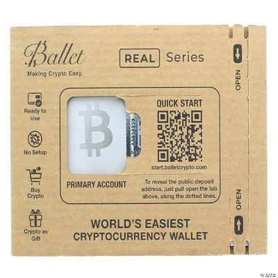 Ballet REAL Series Bitcoin Cold Storage Wallet Card | Oriental Trading