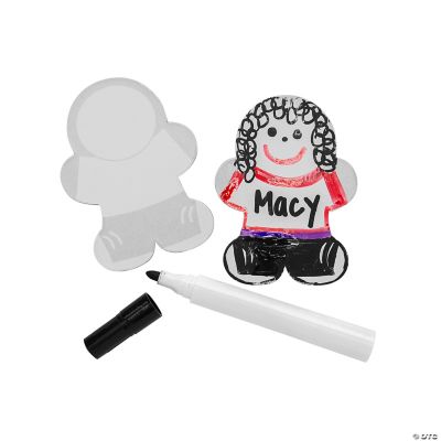 People-Shaped Dry Erase Magnet Set - 30 Pc. | Oriental Trading