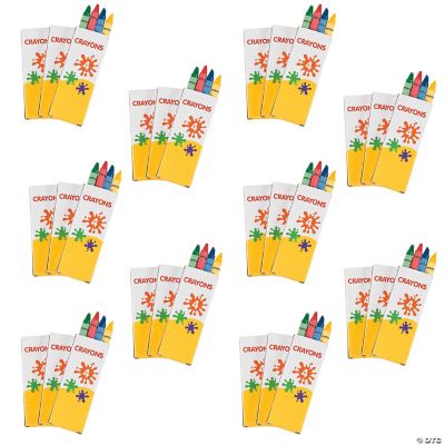 Bulk 288 Boxes of 4-Color Crayons