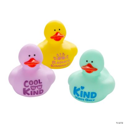 Adorable Kindness Rubber Ducks - 12 Pc. for Classroom Rewards | Oriental Trading
