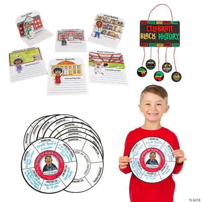 Black History Month Poster & Craft Kit Assortment - 54 Pc. | Oriental ...