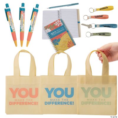 48 Pc. Appreciation Multicolor Inspirational Handout Kit for 12 ...