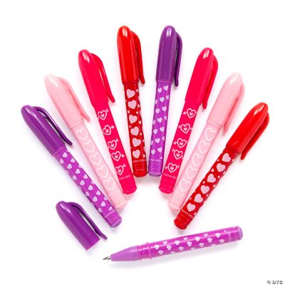 Mini Valentine’s Day Hearts Pens - 24 Pc. | Oriental Trading