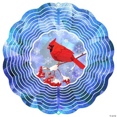 Winter red 16" wind spinner | Oriental Trading
