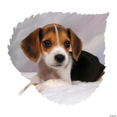 Beagle Pup Medium Aspen Leaf Metal Wall Art 18IN | Oriental Trading